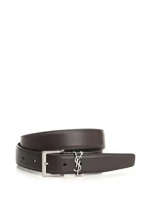 Saint Laurent Cassandre Vadim Belt - Brown