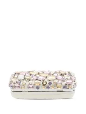 SELF-PORTRAIT Embellished Crystal Clutch Bag