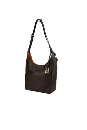 Miu Miu Leather Shoulder Bag With Lock Detail