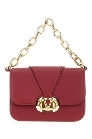 Valentino Garavani Leather Handbag With Chain Strap - Multicolor