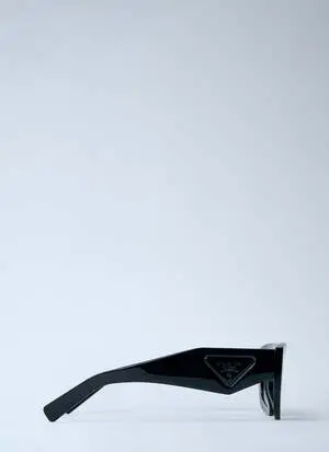 Prada Rectangle Sunglasses With Engraved Logo