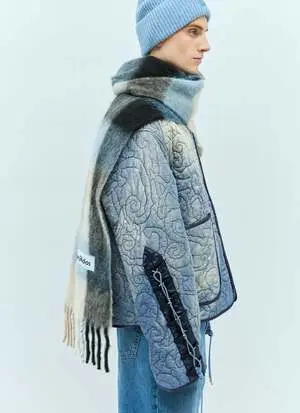 Acne Studios Mohair Checked Scarf