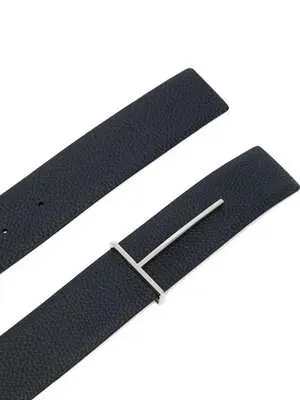 TOM FORD Reversible Leather Belt - Blue