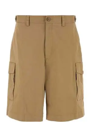 Moncler Stretch Cotton Bermuda Shorts - Brown