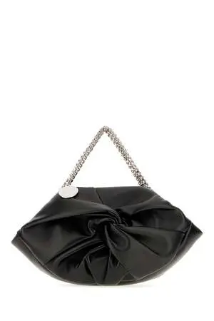 Stella McCartney Twist Knot Handheld Bag With Chain Strap