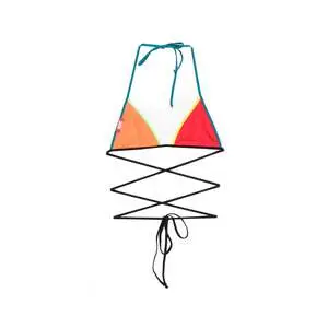 DIESEL® Triangle Cup Bikini Top - Red