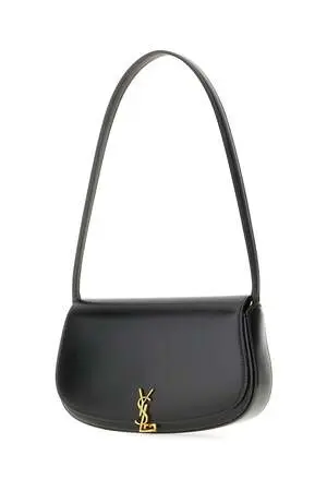 Saint Laurent Leather Shopper Bag With Logo Detail