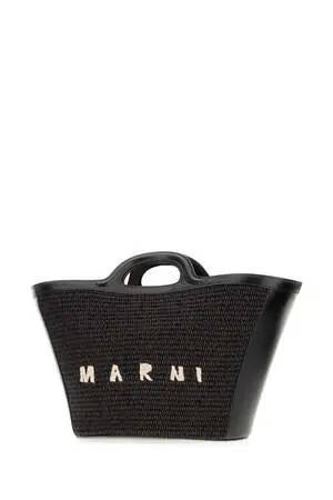 Marni Raffia Tote Bag With Top Handle