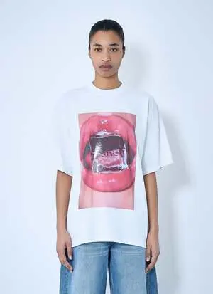 Alexander Wang Cotton Jersey Graphic T-shirt