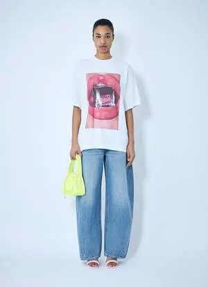 Alexander Wang Cotton Jersey Graphic T-shirt