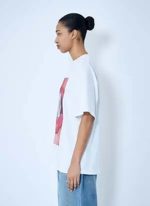 Alexander Wang Cotton Jersey Graphic T-shirt