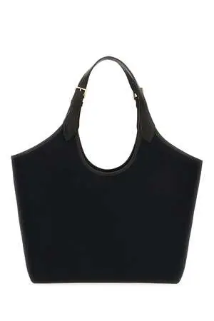 Versace Shopper Bag With Gold Tone Medusa
