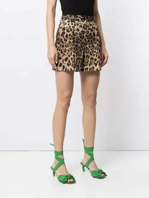 Dolce & Gabbana High-waisted Printed Shorts - Multicolor