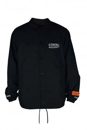 Heron Preston Printed Logo Jacket - Black