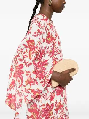 Etro Floral Print Maxi Dress