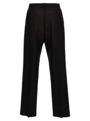 Valentino Garavani Wool Carrot Fit Trousers