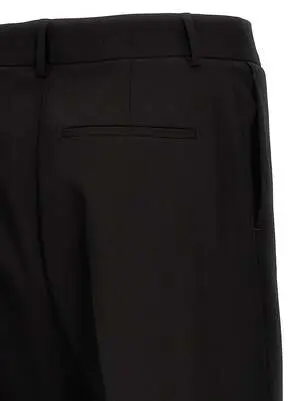 Valentino Garavani Wool Carrot Fit Trousers