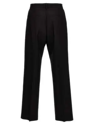 Valentino Garavani Wool Carrot Fit Trousers