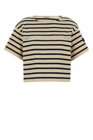 Moncler Embroidered Cotton T-shirt