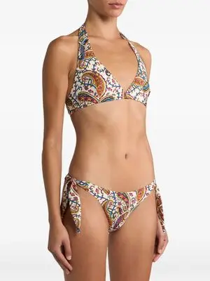 Etro Floral Paisley Triangle Bikini - Multicolor