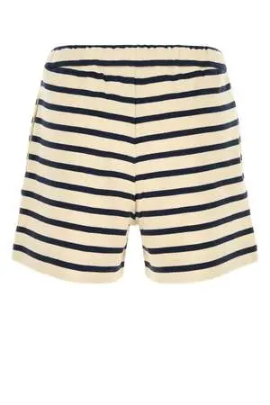Moncler Embroidered Cotton Shorts - Multicolor