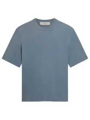 GOLDEN GOOSE Cotton T-shirt With Reverse Print On The Back