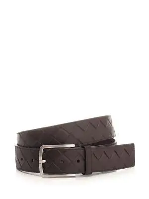 Bottega Veneta Intreccio Belt - Brown