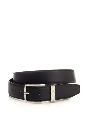 Bottega Veneta Intreccio Loop Belt - Black