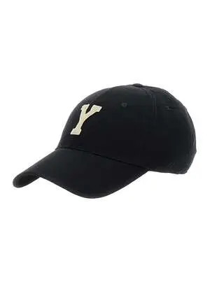 Saint Laurent Baseball Cap With Maxi Logo - Black
