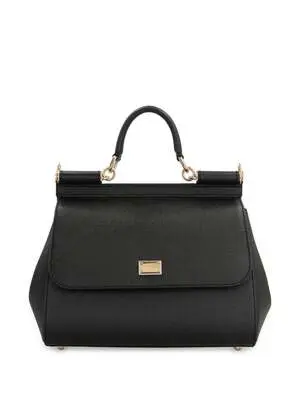 Dolce & Gabbana Large Sicily Handbag - Black