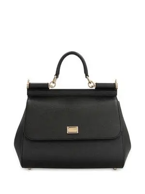 Dolce & Gabbana Large Sicily Handbag - Black