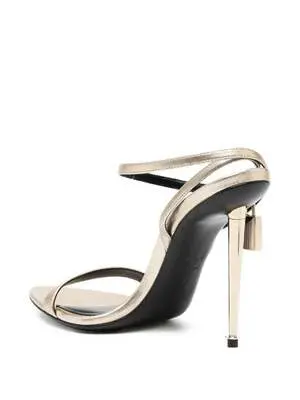 TOM FORD 105mm Padlock Leather Sandals