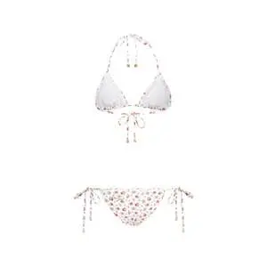 Dolce & Gabbana Floral Print Triangle Bikini