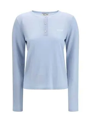 Miu Miu Round Neck Tops