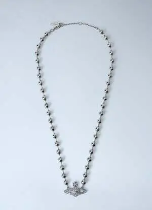 VIVIENNE WESTWOOD Mini Relief Orb Pendant Necklace - Silver