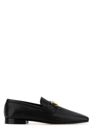 Valentino Garavani Leather Vlogo Signature Loafers - Black