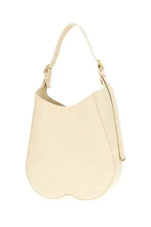 Burberry Textured Leather Shoulder Bag - Multicolor
