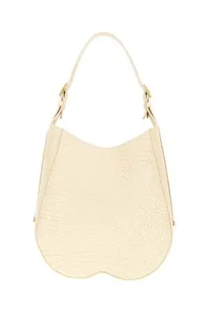 Burberry Textured Leather Shoulder Bag - Multicolor