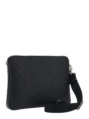 Gucci Gg Pattern Leather Shoulder Bag - Multicolor