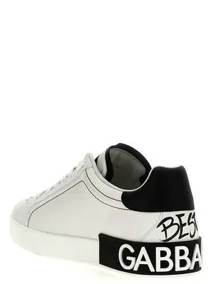 Dolce & Gabbana Portofino' Sneakers With Jewel Detail