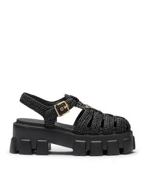 Prada Raffia Sandals For Women