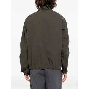 Sacai Paneled Zip-up Shirt Jacket - Blue