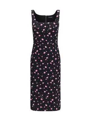 Dolce & Gabbana Floral Print Sheath Dress