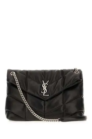Saint Laurent SAINT LAURENT Quilted Leather Shoulder Bag With Chain Strap Multicolor