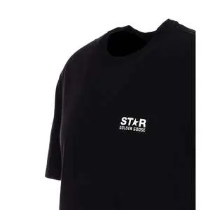 GOLDEN GOOSE Big Star Logo T-shirt - Black