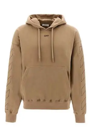 Off-White Off" Logo Graphic Hoodie - Multicolor