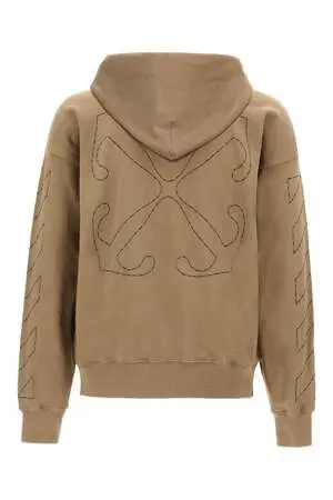 Off-White Off" Logo Graphic Hoodie - Multicolor
