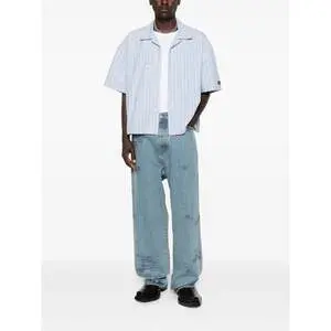 Vetements Wide-leg Graphic Print Jeans