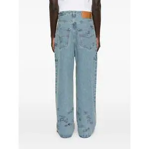 Vetements Wide-leg Graphic Print Jeans