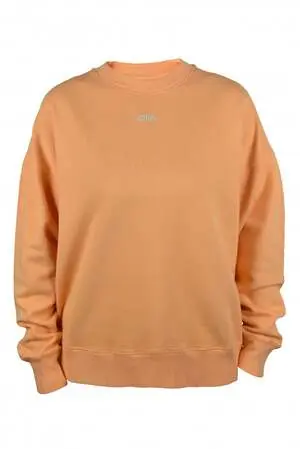 AUTRY Cotton Sweatshirt With Printed Logo - Orange